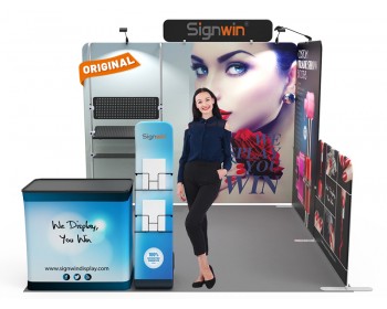 Custom 10x10ft Trade Show Booths - Fabric Printing - Signwin