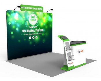 Custom 10x10ft Trade Show Booths - Fabric Printing - Signwin
