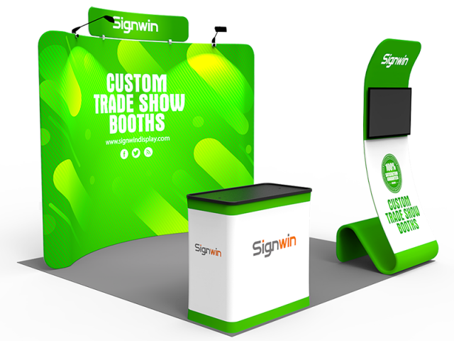 10x10ft Standard Trade Show Booth 24 - Signwin