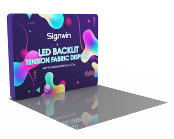LED Backlit Tension Fabric Trade Show Displays Custom Print - Signwin