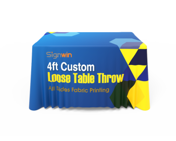 Custom Tablecloths with Logos & Solid Color Tablecloths - Signwin