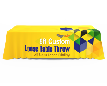 Custom Tablecloths with Logos & Solid Color Tablecloths - Signwin