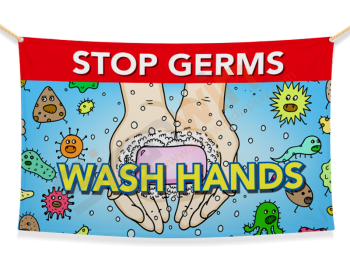 Custom Stop Germs Banners & Medical Tents to Order Now - Signwin