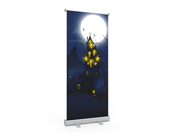 Custom Halloween Backdrop Banner Stands for Photobooths & Selfie ...